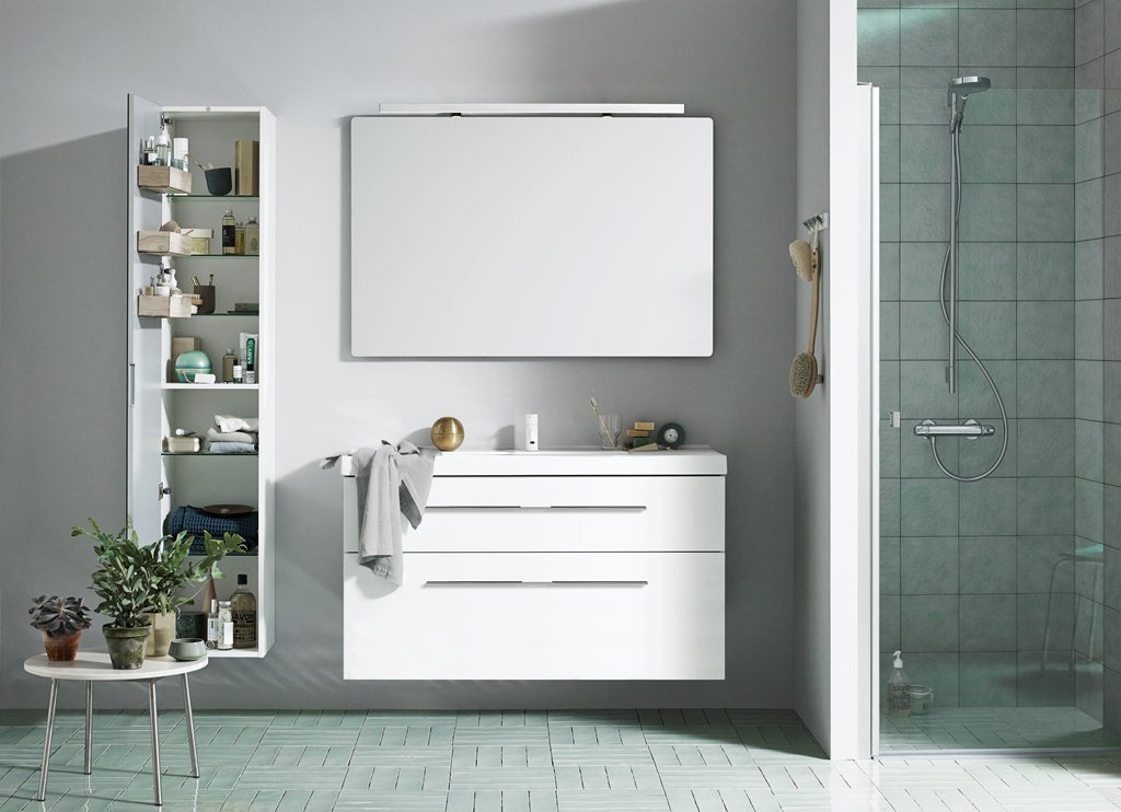 Waschtisch mit Unterschrank LUNA Menuet (Dansani) - Bad-Elegant