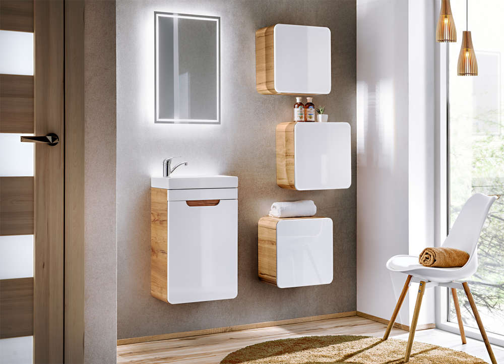Gäste Wc Waschtisch Mit Unterschrank