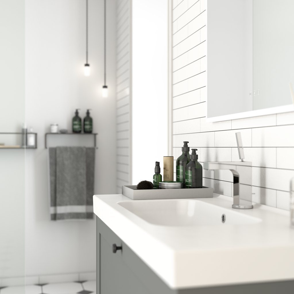 Dansani Menuet Porzellan Waschtisch 61-121 cm - Bad-Elegant